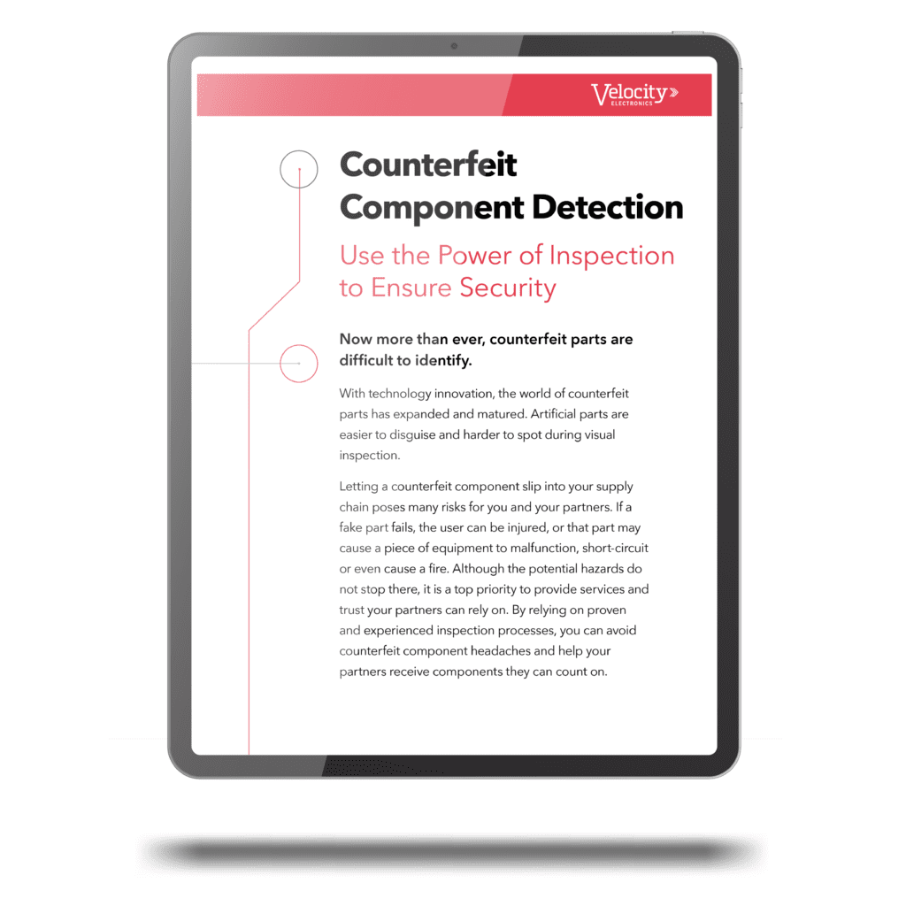 Visual Inspection: Detecting Counterfeit Electronic Components